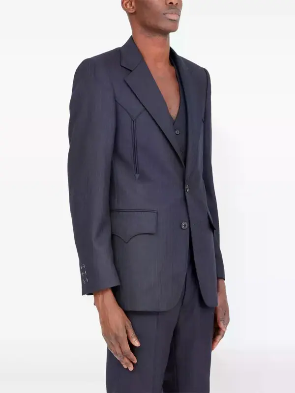 MAISON MARGIELA Tailored Single-breasted Wool Blazer