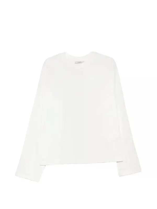 ENTIRE STUDIOS Crew Neck Long Sleeve Sweatshirt - White