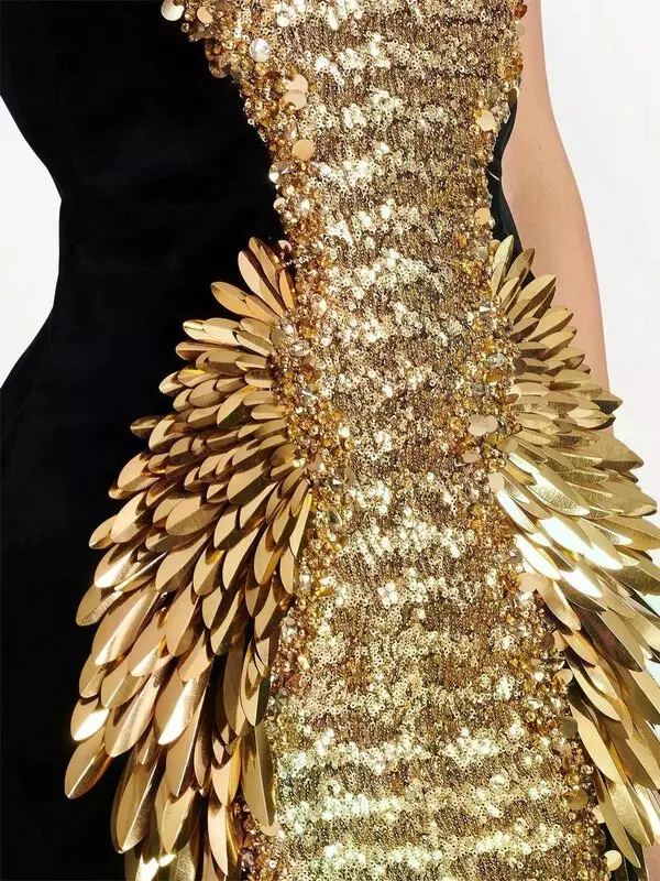 Balmain Sequin-embellished Mini Dress