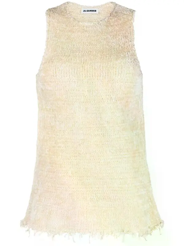 JIL SANDER Sleeveless Knitted Top