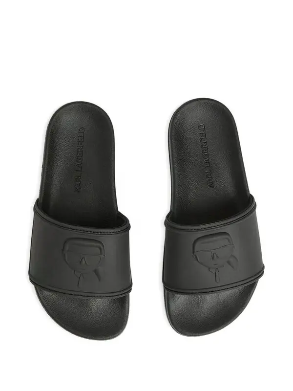 Karl Lagerfeld Kondo 2.0 Embossed Slides