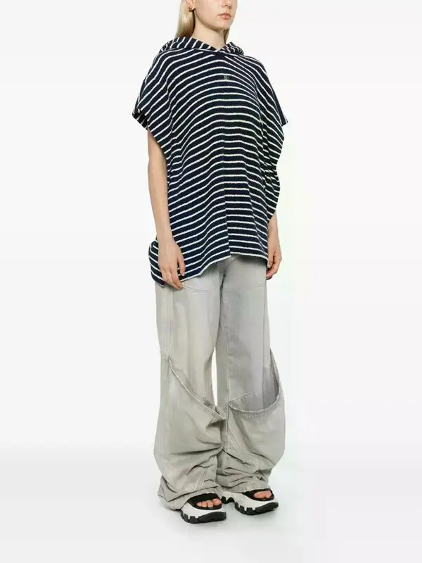Givenchy Striped Towelling Poncho