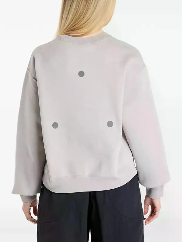 Nike Graphic Print Crew Neck Sweatshirt - Grey