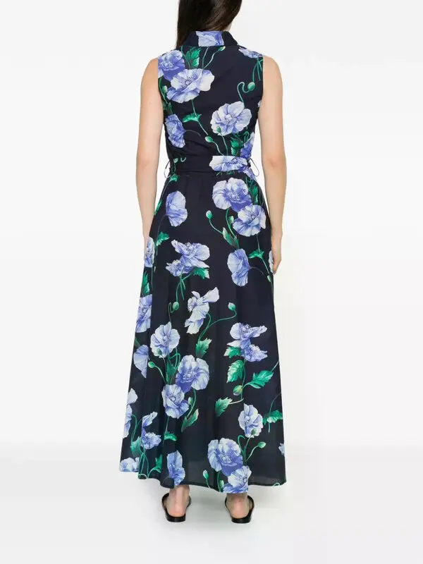 LAVI COUTURE Basilico Floral-print Maxi Dress