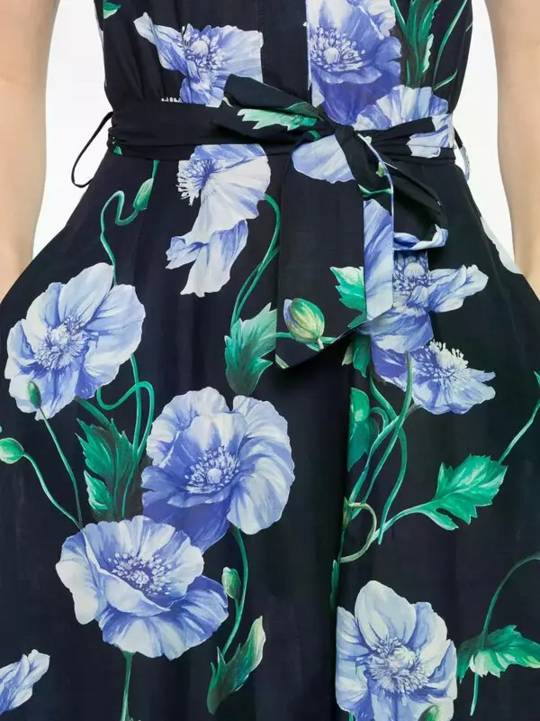 LAVI COUTURE Basilico Floral-print Maxi Dress