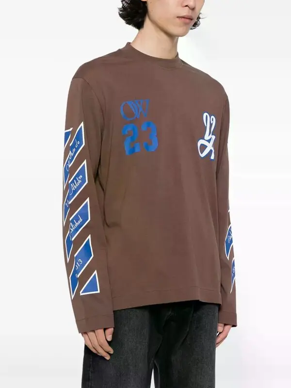 Off-White Graphic-print Long-sleeve T-shirt