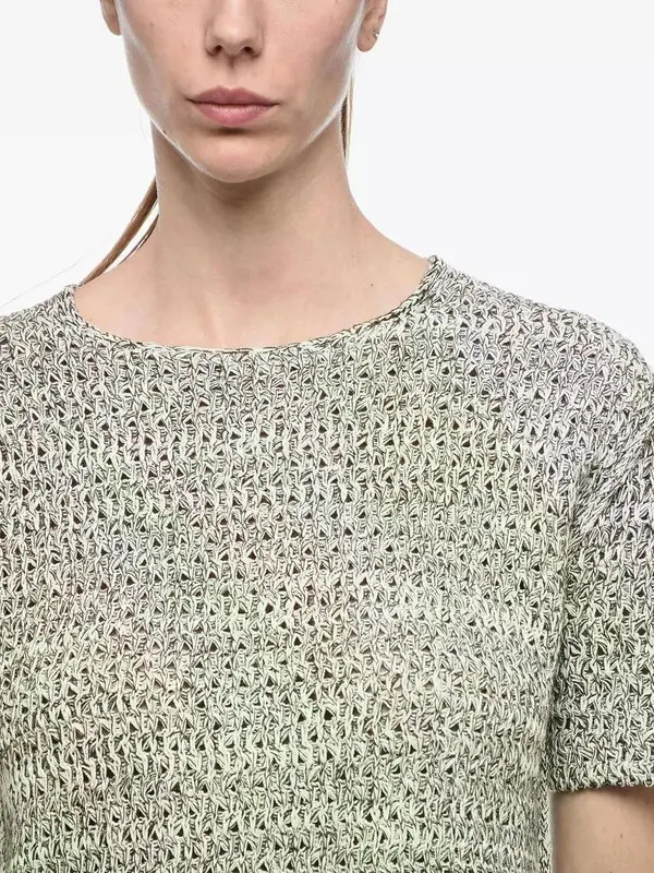 JIL SANDER Knitted Short-sleeve T-shirt