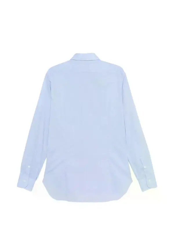 BARBA NAPOLI Spread-collar Button-up Shirt