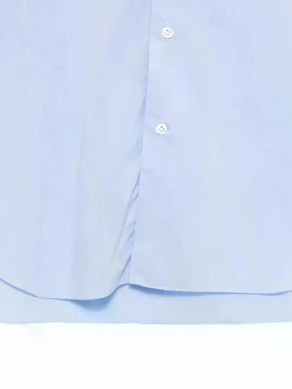 BARBA NAPOLI Spread-collar Button-up Shirt