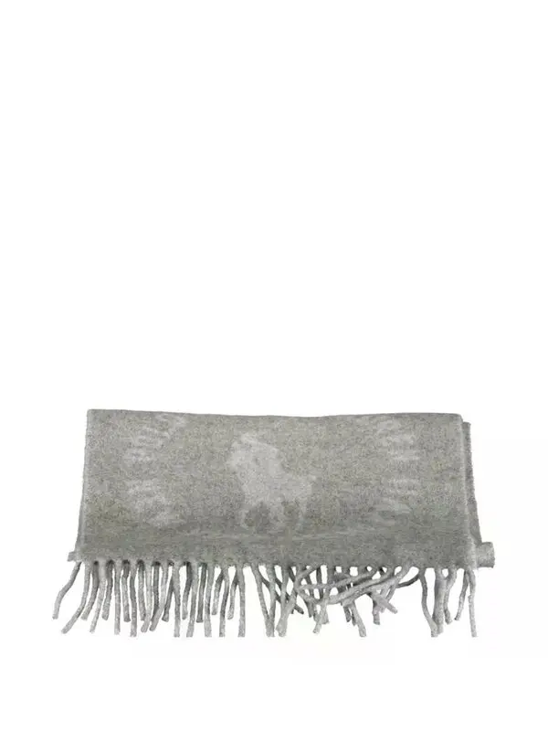 Polo Ralph Lauren Logo-motif Fringed Scarf