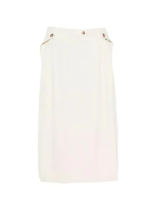 LITKOVSKA Midi Skirt With Button Tabs