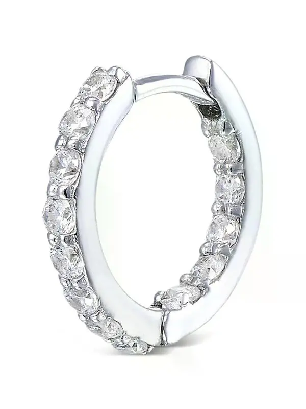 ANABELA CHAN Heart Pendant Hoop Earrings