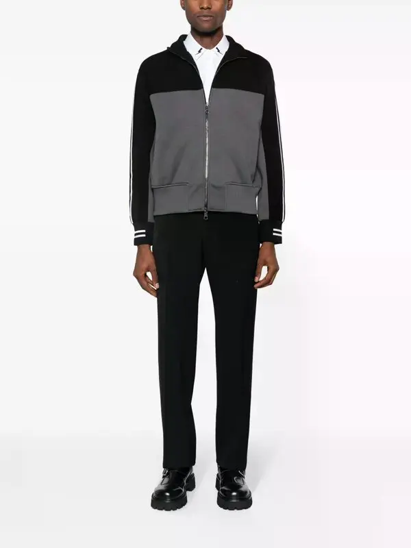 Neil Barrett Stripe-detailing Two-tone Jacket