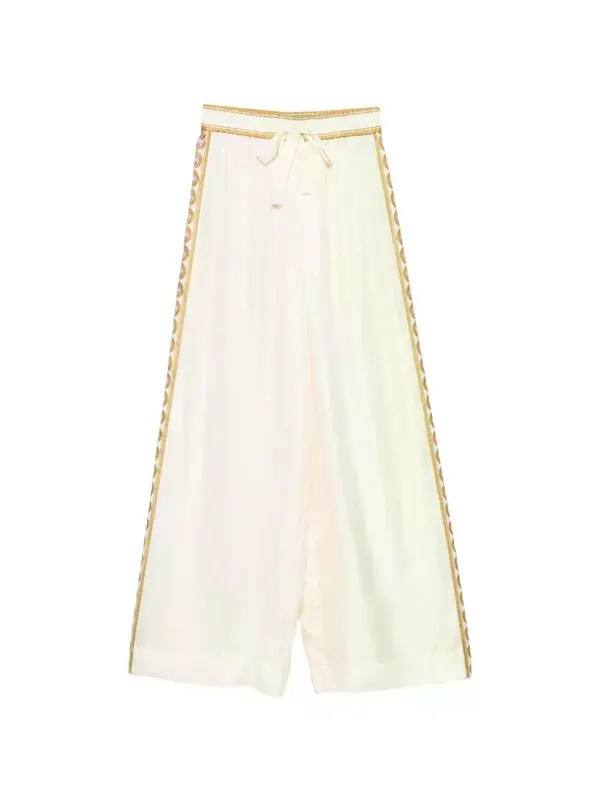 Zimmermann Silk Luna Retro Trousers