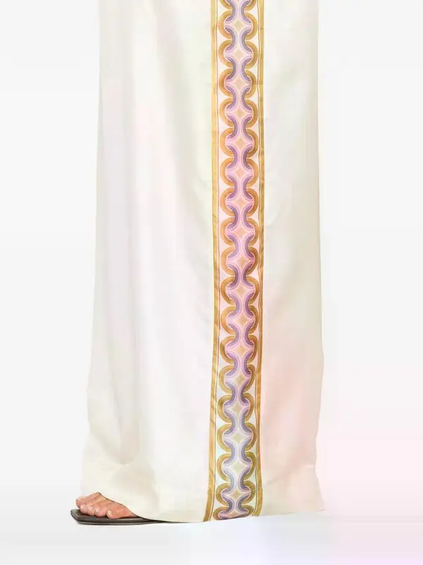 Zimmermann Silk Luna Retro Trousers