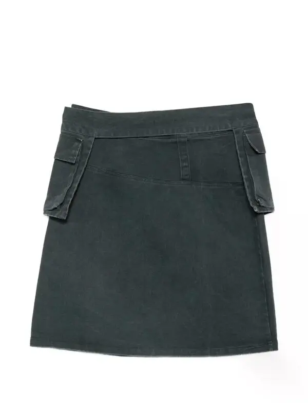 HALFBOY Belted Cargo Mini Skirt - Grey