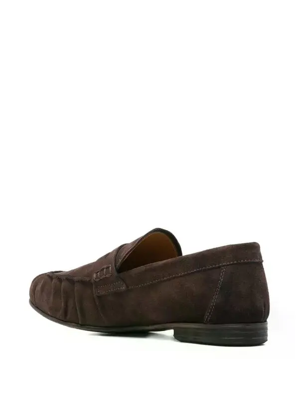 LEQARANT Gathered Penny Loafers