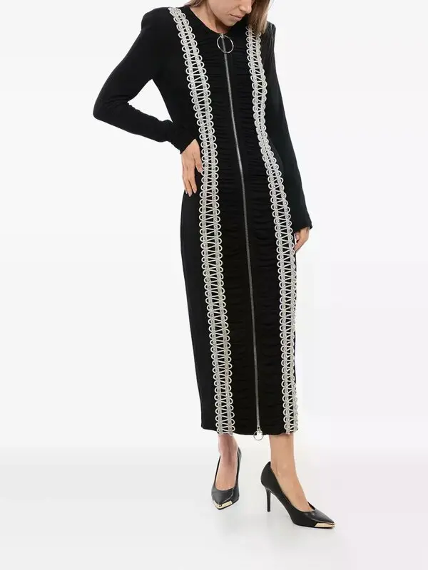 Balmain Crystal-embellished Midi Dress - Black
