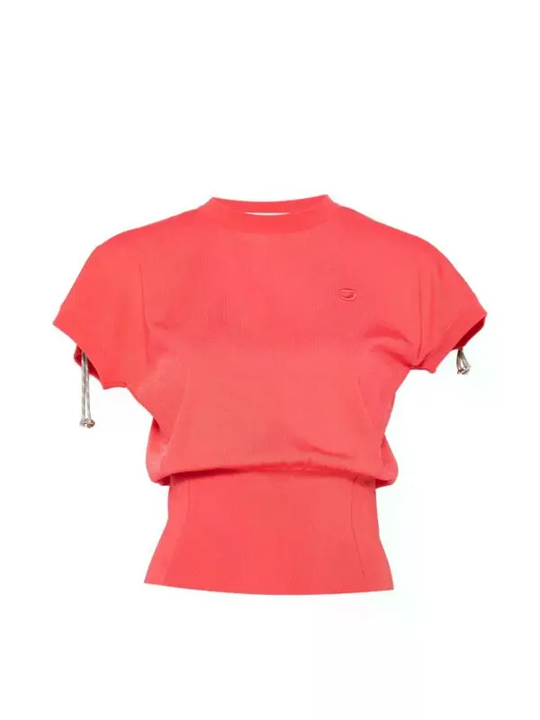 Coperni Embroidered Logo Drawstring T-shirt