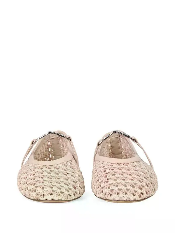 Gcds Woven Ballet Flats - Neutrals