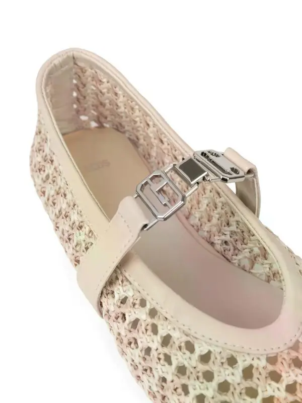 Gcds Woven Ballet Flats - Neutrals