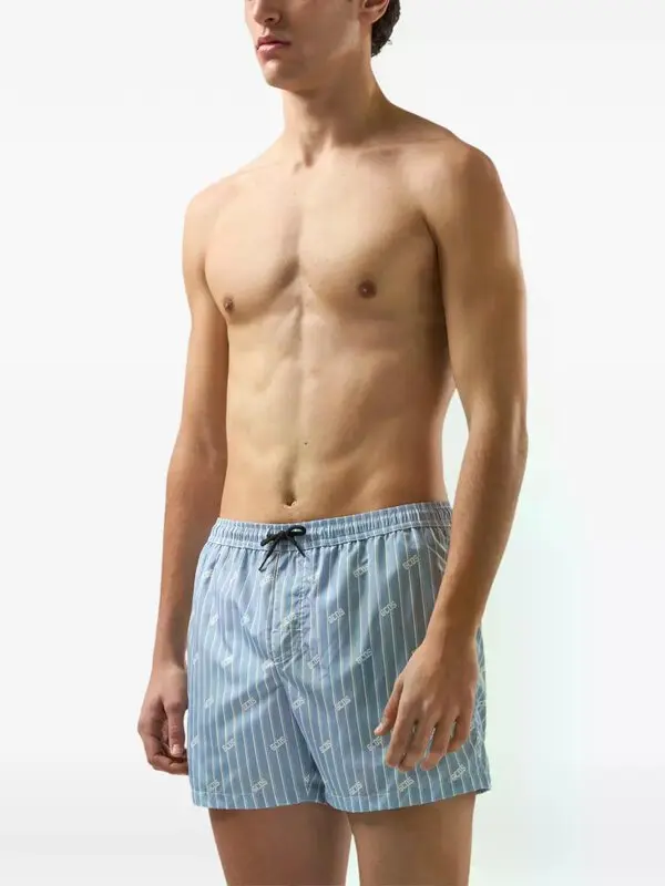 Gcds Pinstripe Swim Shorts