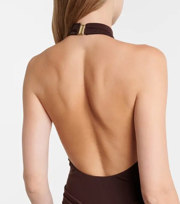BANANHOT Zoya Halterneck Maxi Dress