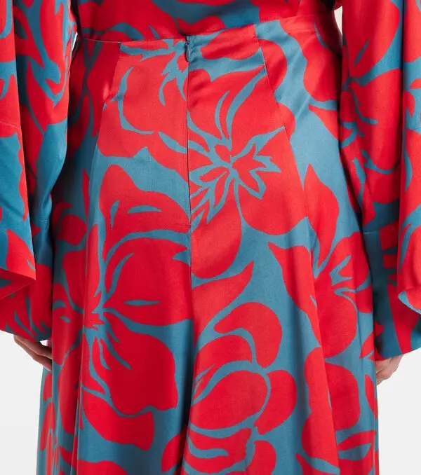 Dries Van Noten Floral Pencil Skirt