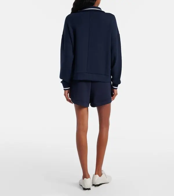 Varley Ollie High-rise Shorts - Blue