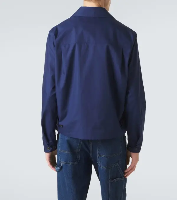 Prada Technical Blouson Jacket - Blue