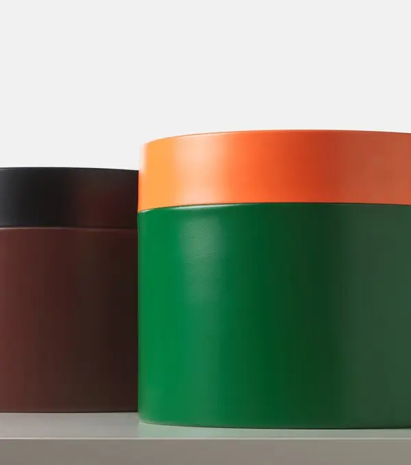 POLSPOTTEN Metal Caps & Jars Set Of 3 Aluminium Jars