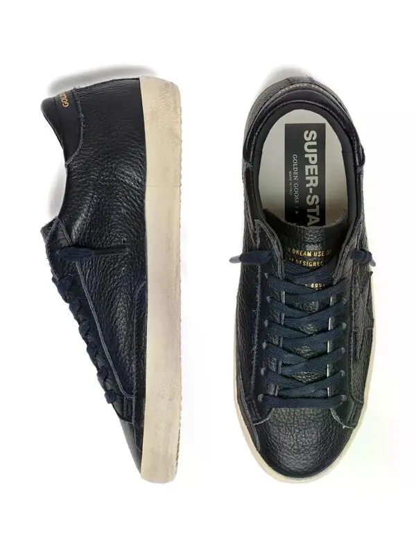 GOLDEN GOOSE Super-star Leather Sneakers With Tone-on-tone Star
