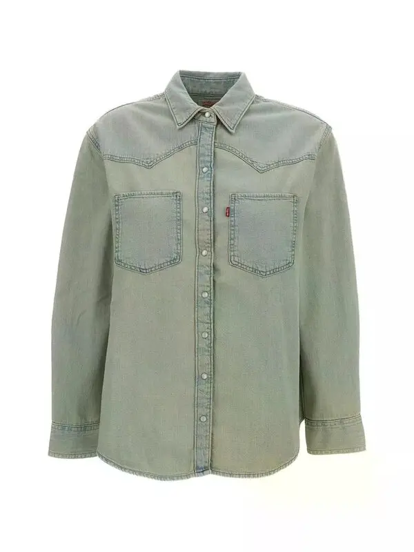 LEVI'S Teodora Chest Pocket Shirt - Blue