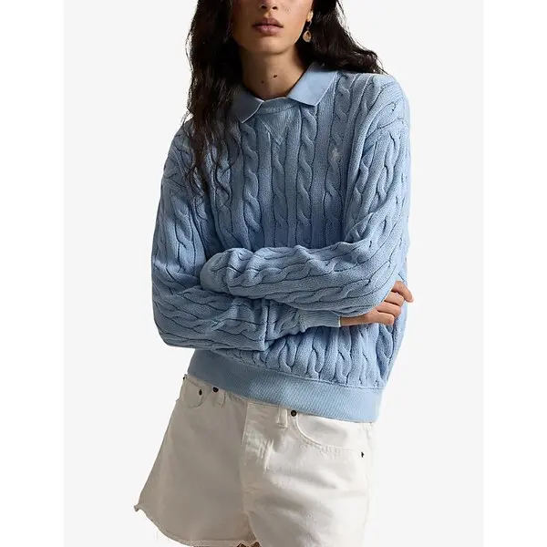 Polo Ralph Lauren Cable-knit Cotton Polo