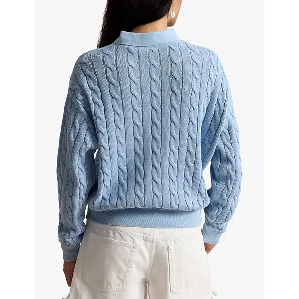 Polo Ralph Lauren Cable-knit Cotton Polo