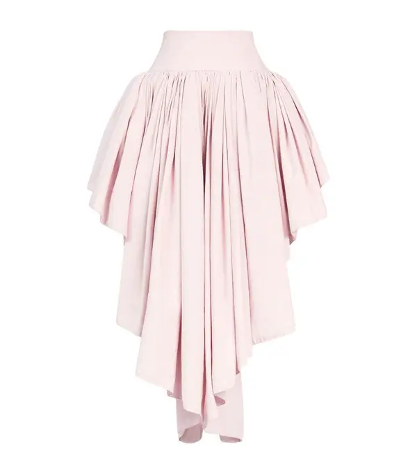 Alaïa Ruffled Petticoat Skirt - Red