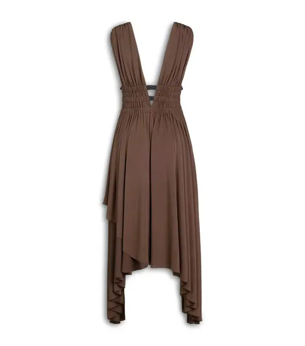 Alaïa High-low Midi Dress