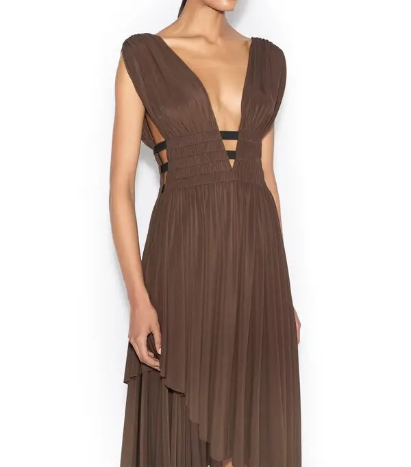 Alaïa High-low Midi Dress