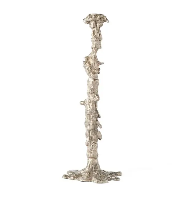 POLSPOTTEN Xxl Drip Candle Holder - Silver