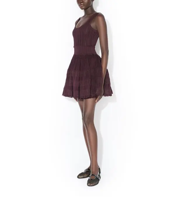 Alaïa Crinoline Mini Dress - Red