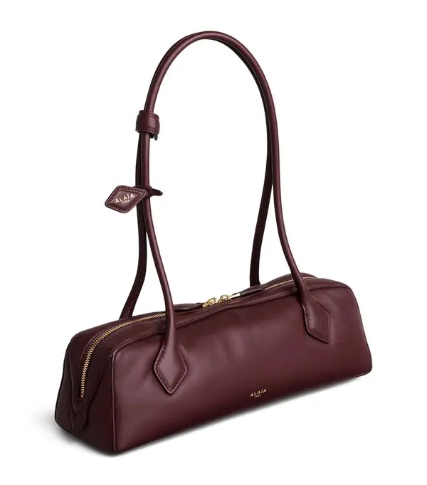 Alaïa Medium Lambskin Le Teckel Shoulder Bag - Red