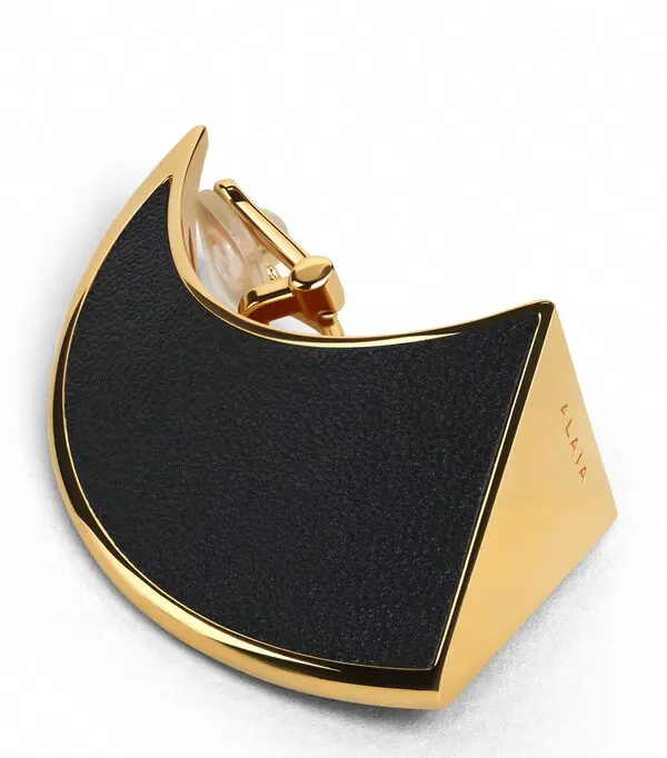 Alaïa Leather Pendant Clip-on Earrings