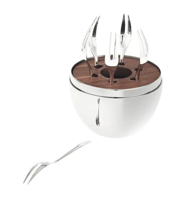 Christofle Mood Yummy 6-piece Cocktail Fork Canteen