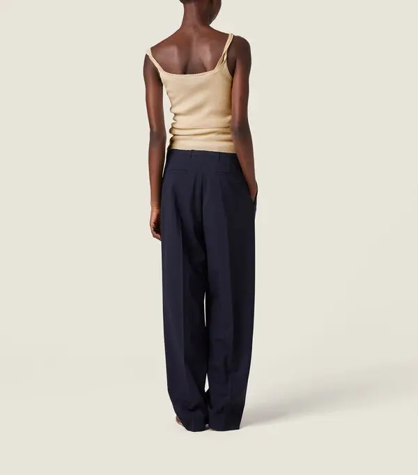Miu Miu Wool-blend Tailored Trousers