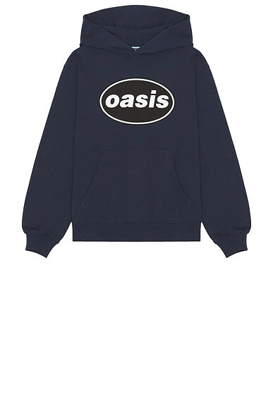 PLEASURES X Oasis Knebworth Hoodie - Navy