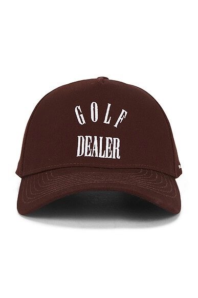 STUDENTS GOLF Golf Dealer Strap Back Hat - Brown