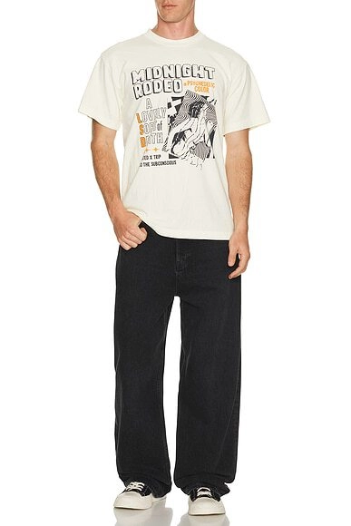 MIDNIGHT RODEO American Exxtasy Tee - Cream