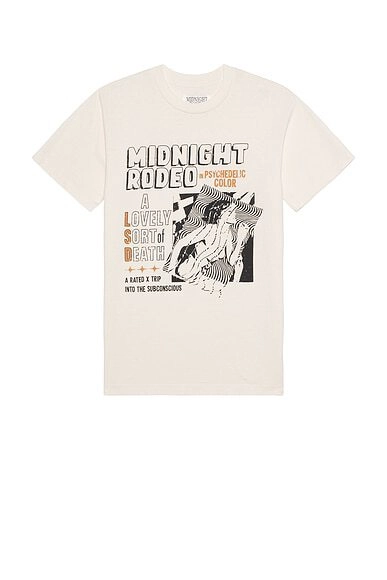 MIDNIGHT RODEO American Exxtasy Tee - Cream