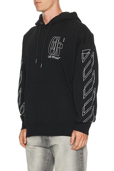 Off-White Double Arrow Skate Hoodie - Black