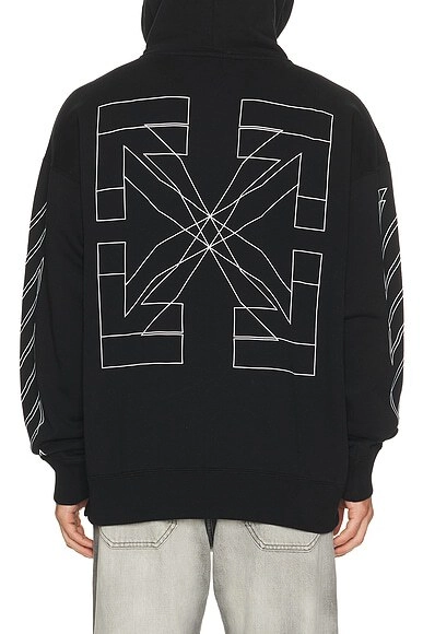Off-White Double Arrow Skate Hoodie - Black